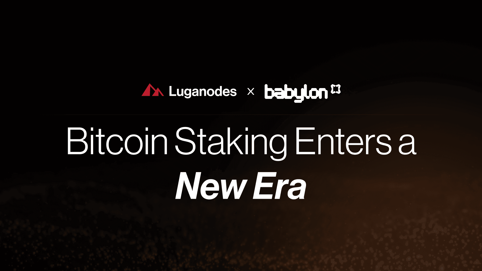 Luganodes X Babylon Genesis: Bitcoin Staking Enters a New Era - Luganodes